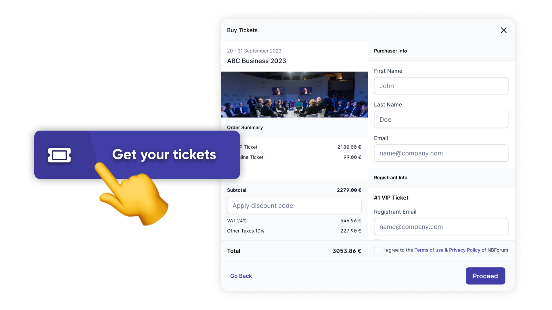 Custom Ticketing & Registration